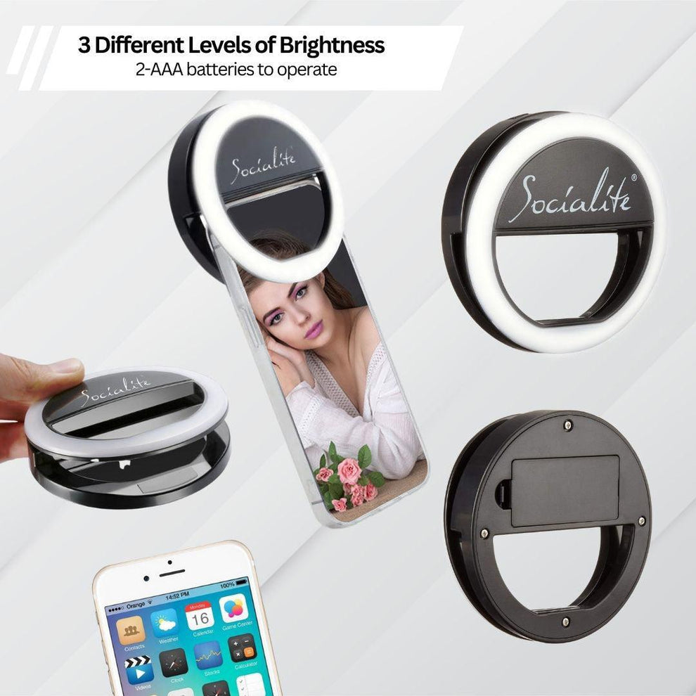 Portable Mini Ring Light For Smartphones | Socialite Lighting
